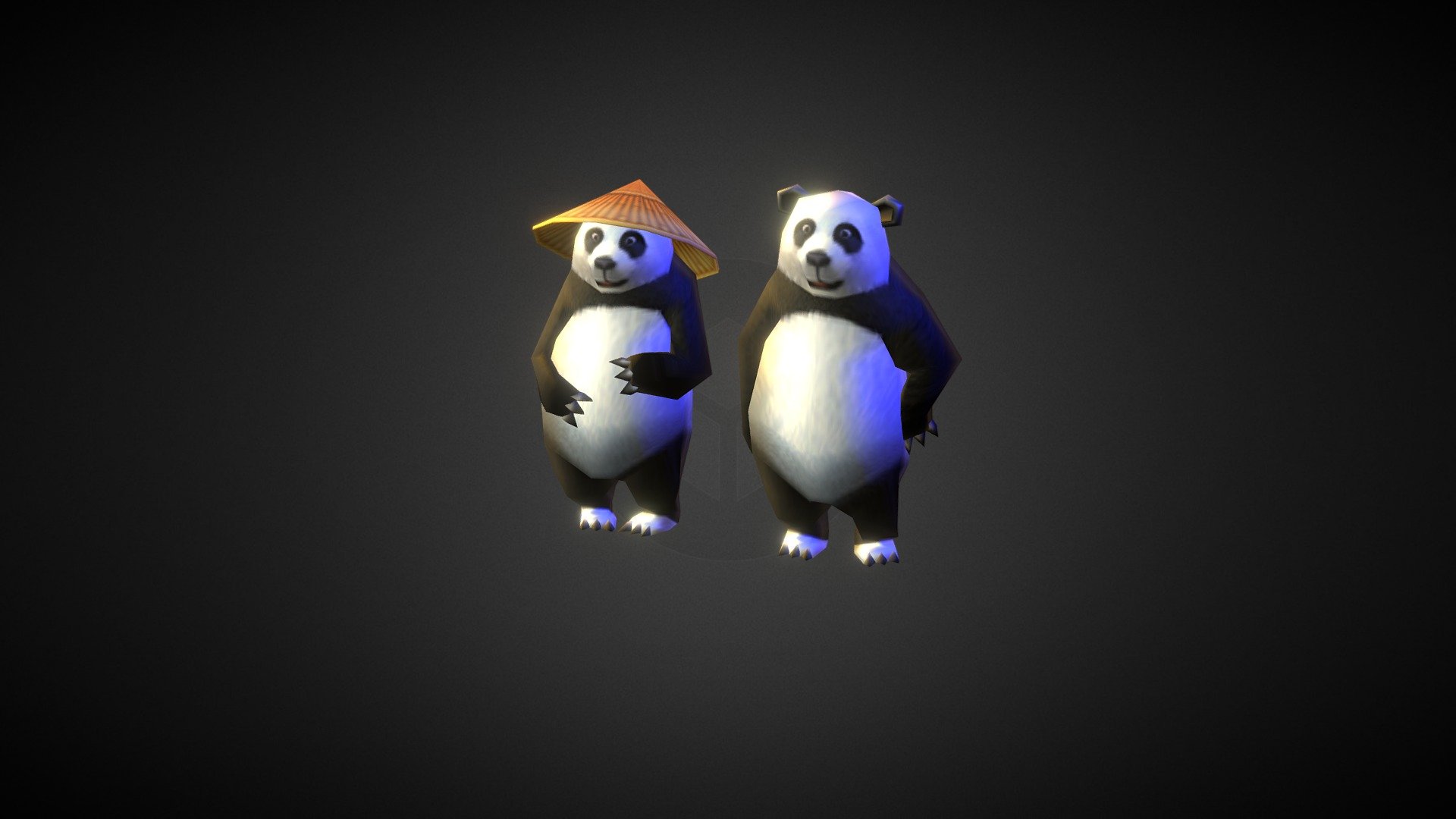 Lowpoly Panda - Buy Royalty Free 3D model by Akseley [9eee7d1 ...