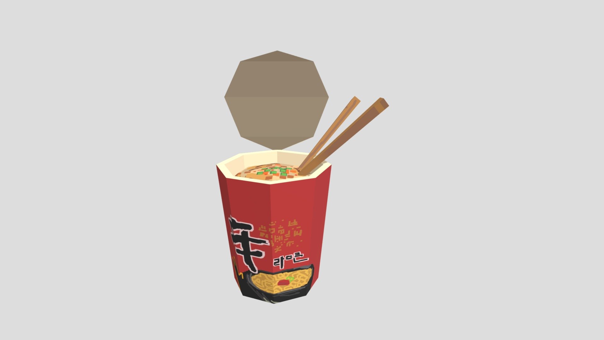 LOW POLY RAMEN - Download Free 3D model by florenciabettiii [9ef059a ...