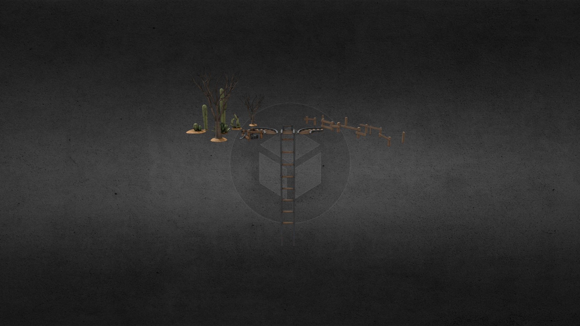 Dieselpunk Tower Defense Environment Decorations - 3D model by Daniel ...
