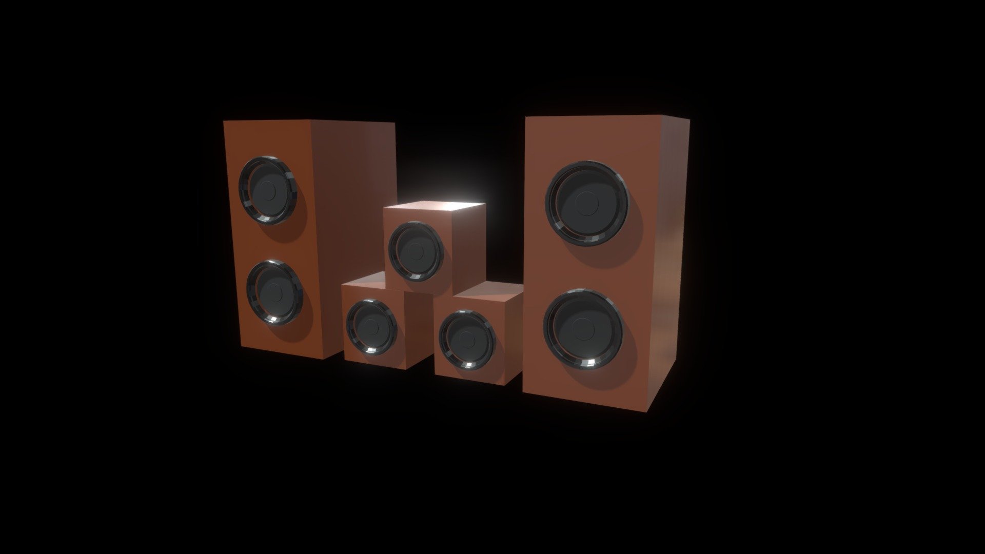 Speakers🔈🔉🔊 (ANIMATED!!!) - Download Free 3D model by DURVESH S ...