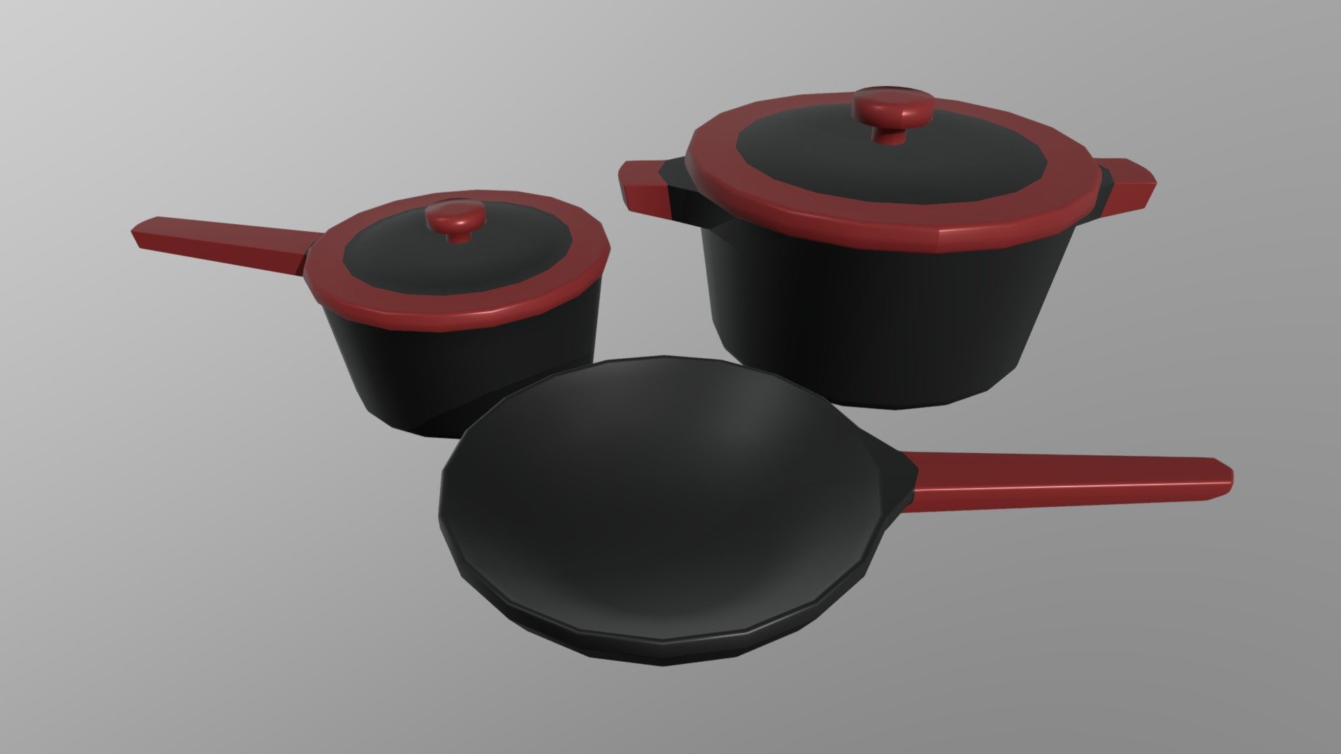 Cookware set - Download Free 3D model by moreirahelder21 [9ef4f6b ...