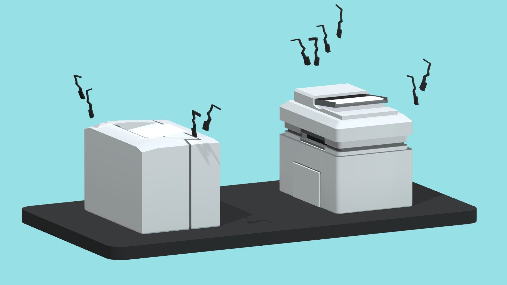 Singing Printers - 3D model by Lite [9ef5a52] - Sketchfab