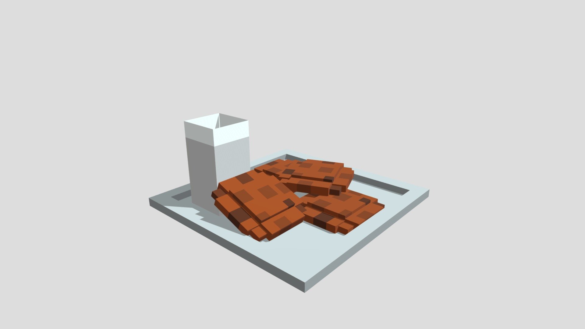 Milk & Cookies - Download Free 3D model by Psychcreates [9ef6472 ...