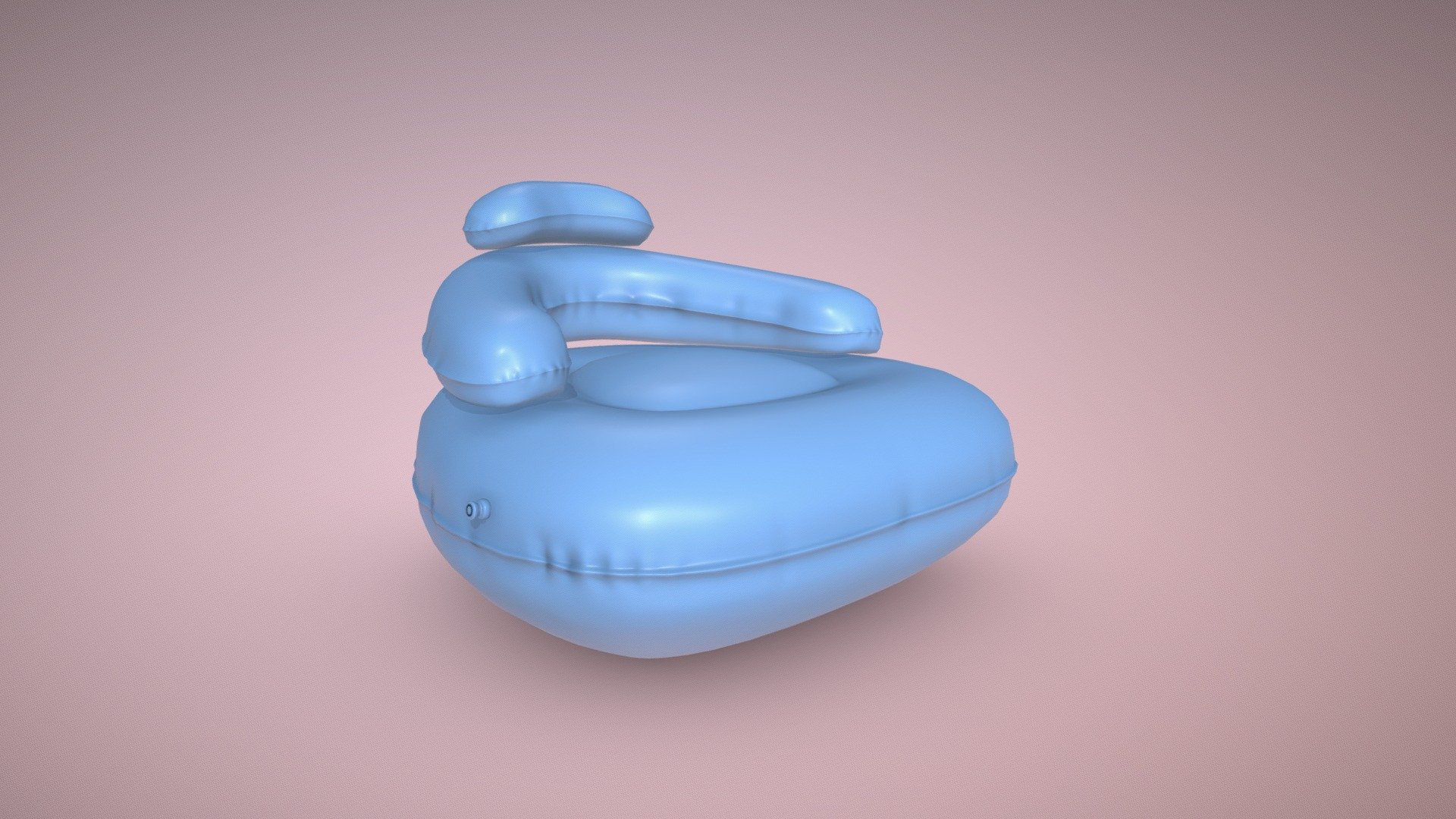 Inflatable armchair - 3D model by wlodarski3d [9ef6b4e] - Sketchfab
