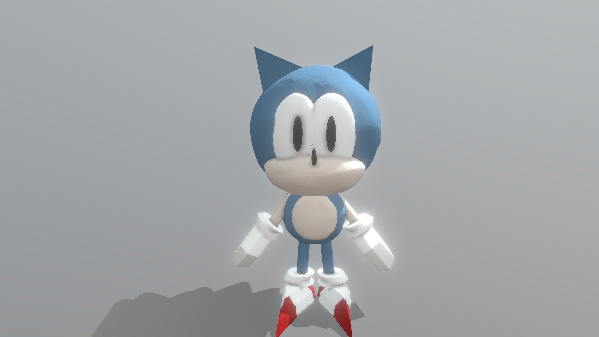 sonic - Download Free 3D model by yurtioyt [9ef7845] - Sketchfab