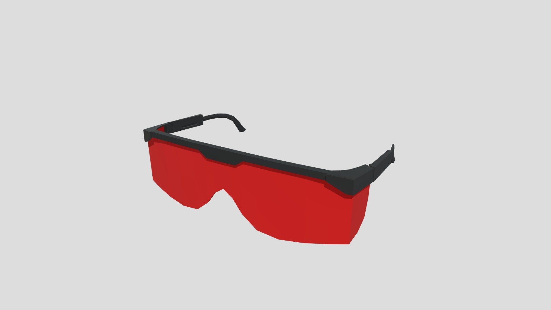 Red Glasses Low Poly - 3D model by Watchirin [9efa317] - Sketchfab