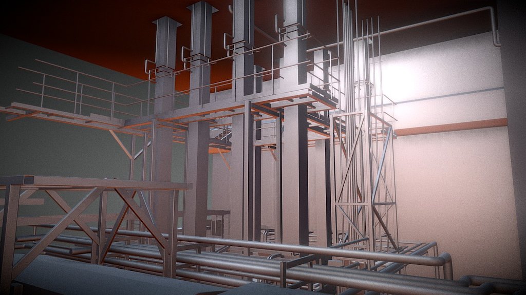 Process Plant - 3D model by Luminous Group (@DigitalSurveys) [9efa606 ...