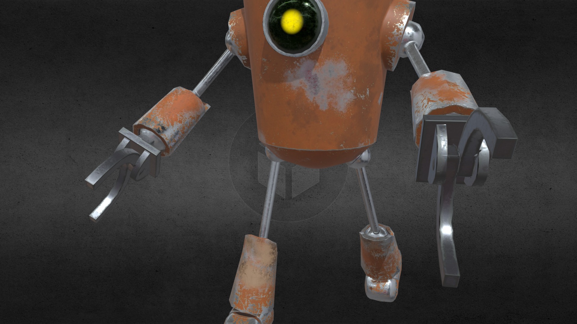 Robby Robot - 3D model by Justin (@yuhdo) [9efb1ae] - Sketchfab