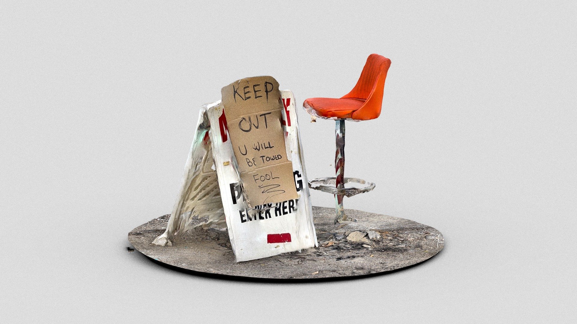 Keep Out - Download Free 3D model by alexdelker [9efc925] - Sketchfab