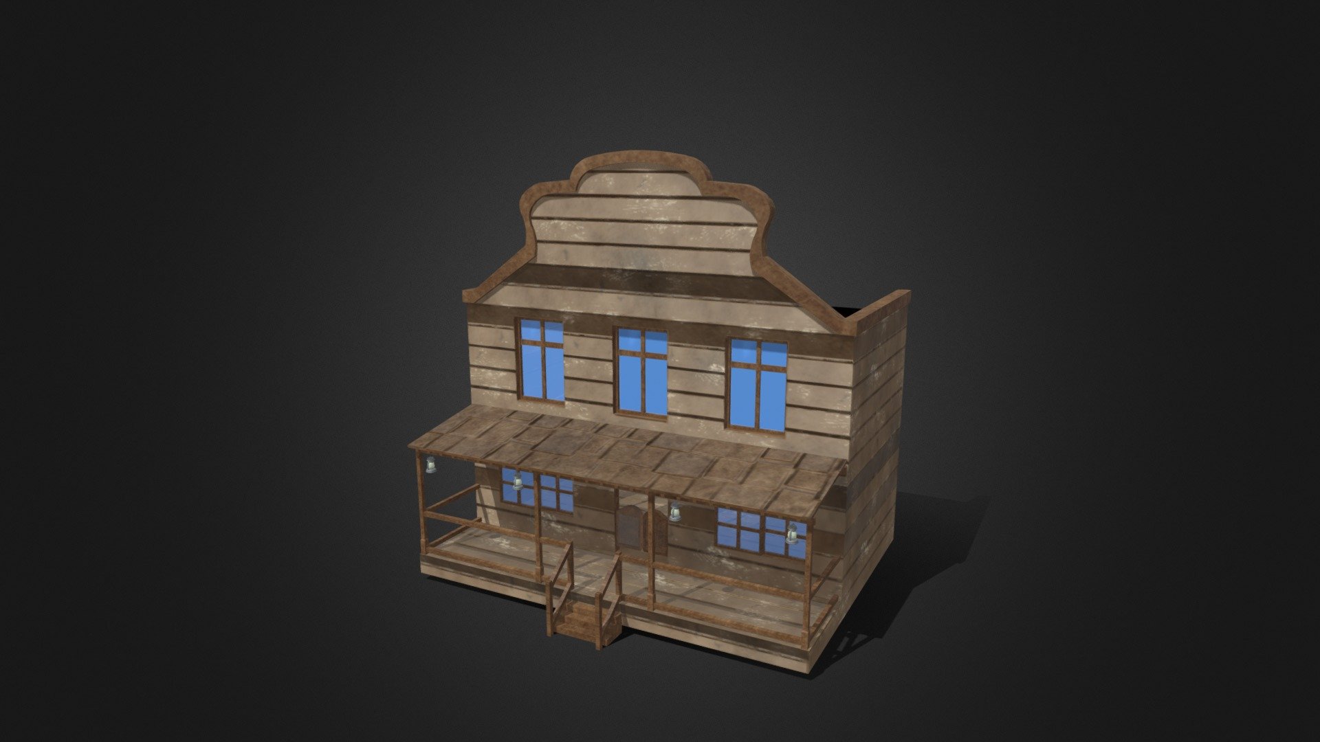 Saloon - Download Free 3D model by ThymKruijt (@superkiller080 ...