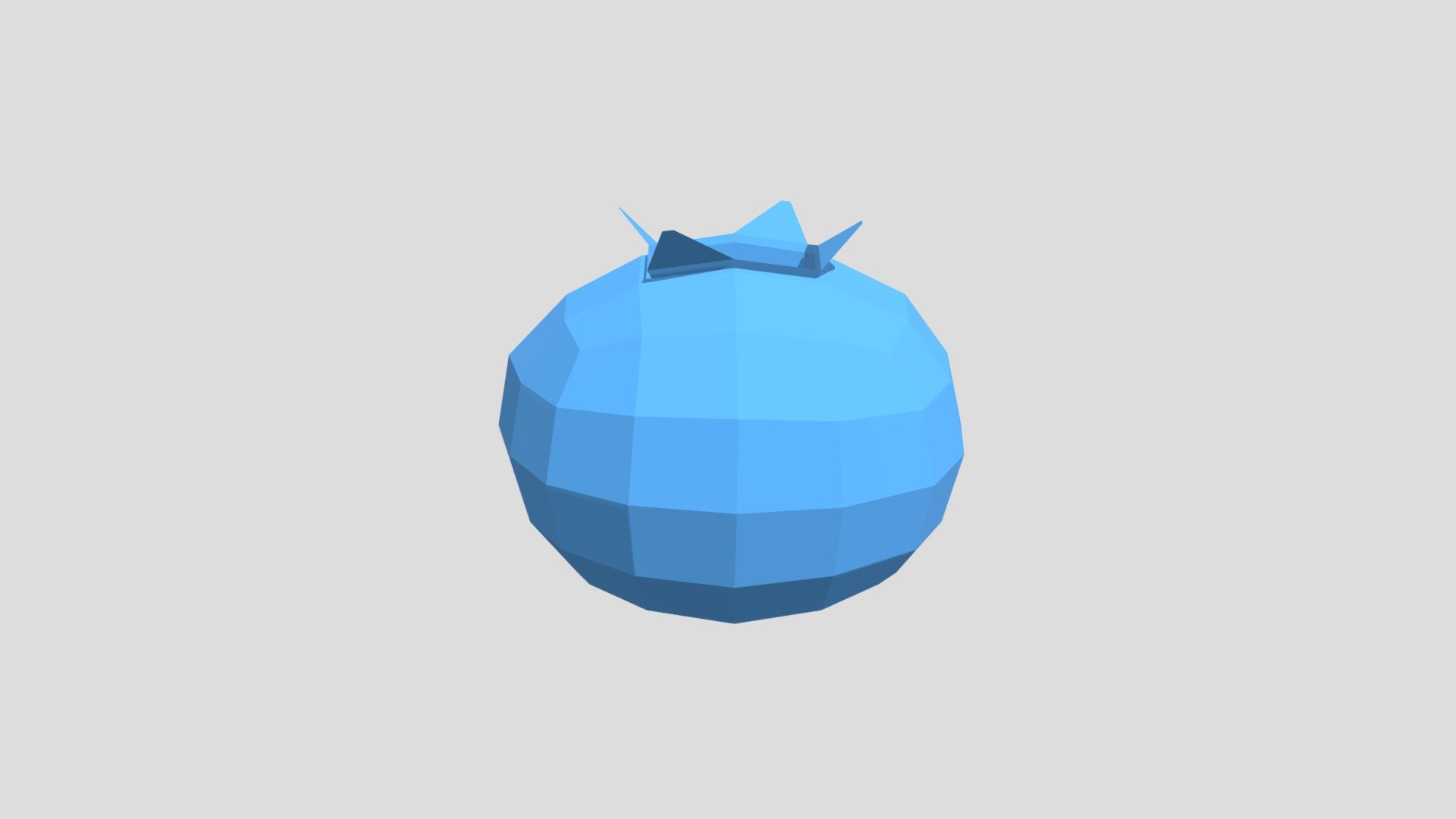 Blueberry (Low Poly) - Download Free 3D model by CGCroissant [9efd8e8 ...
