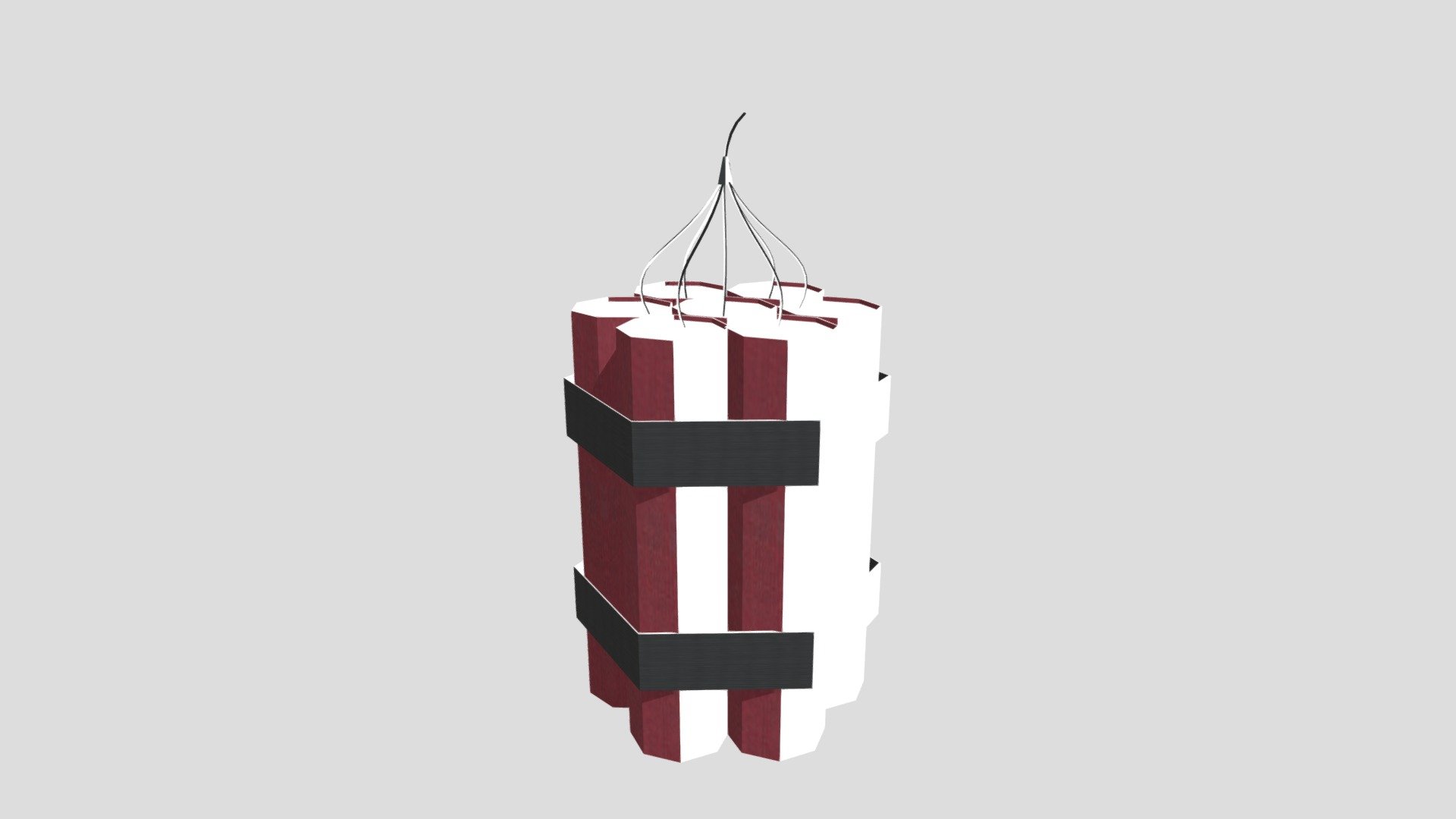 Bundle of Dynamite lowpoly - 3D model by WillNight5 (@6059656) [9efe741 ...