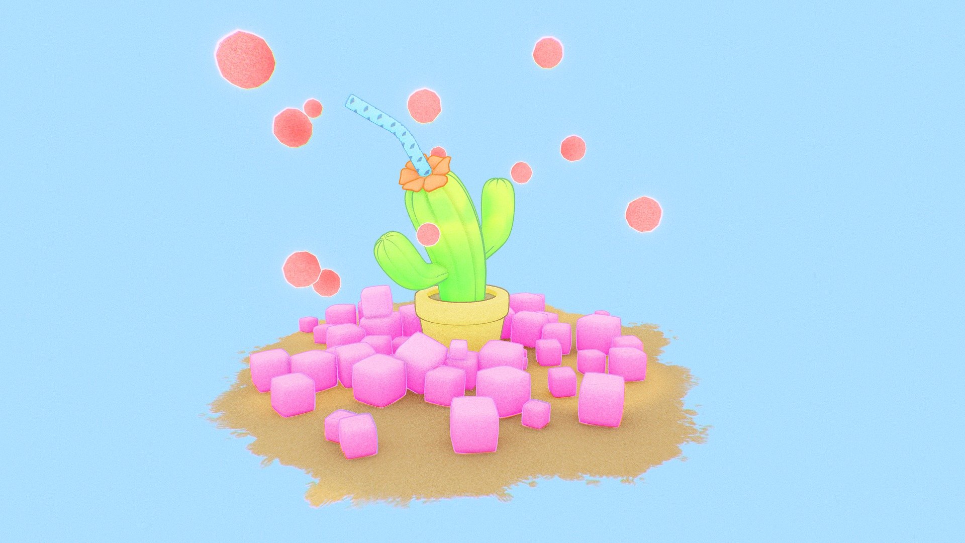 Cactus Juice || Sketchfab Weekly - 3D model by Dicky Hewage ...