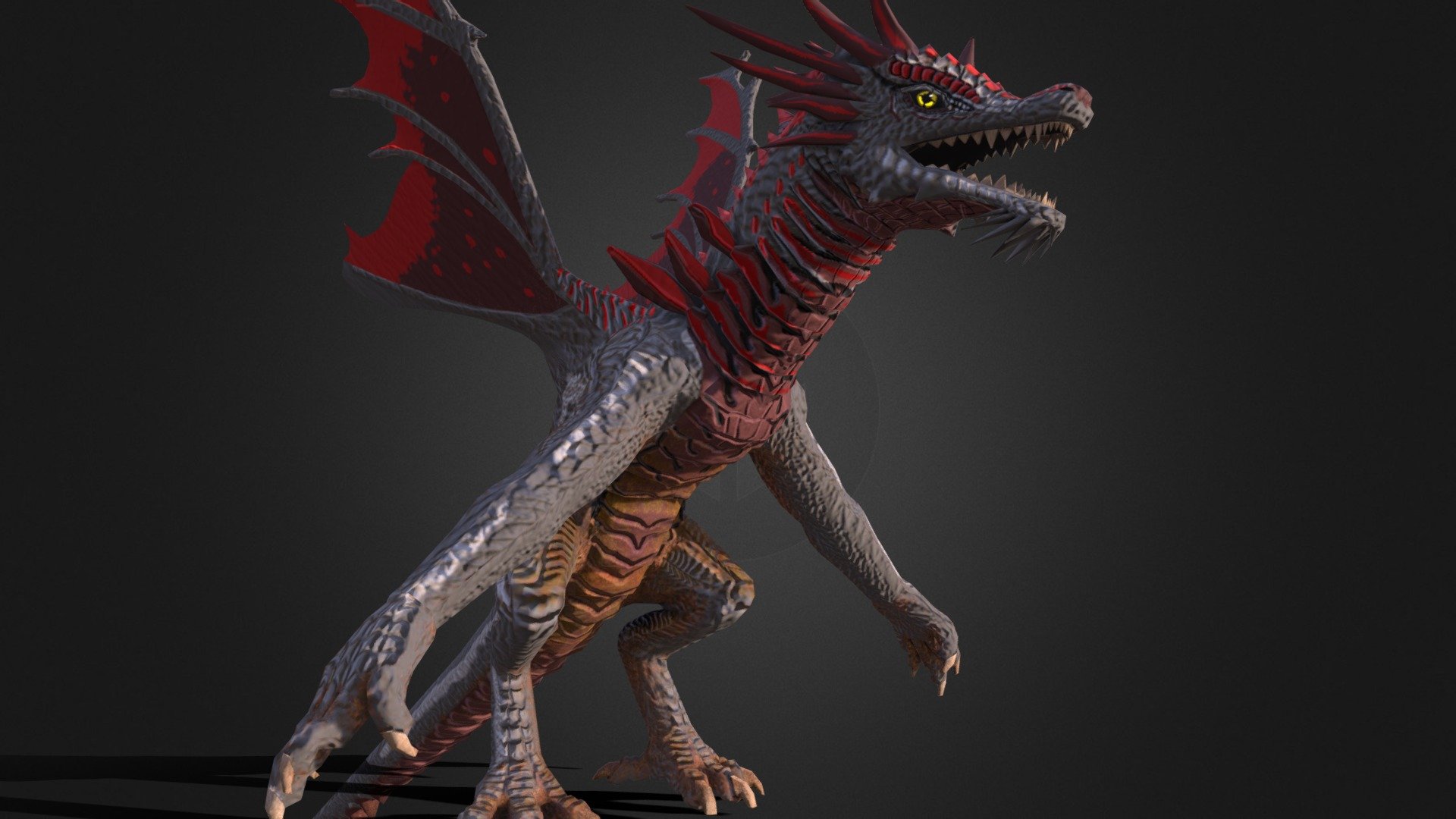 Dragon Character - 3D model by e-restrepo1114 (@EmanuelRestrepoVelez ...