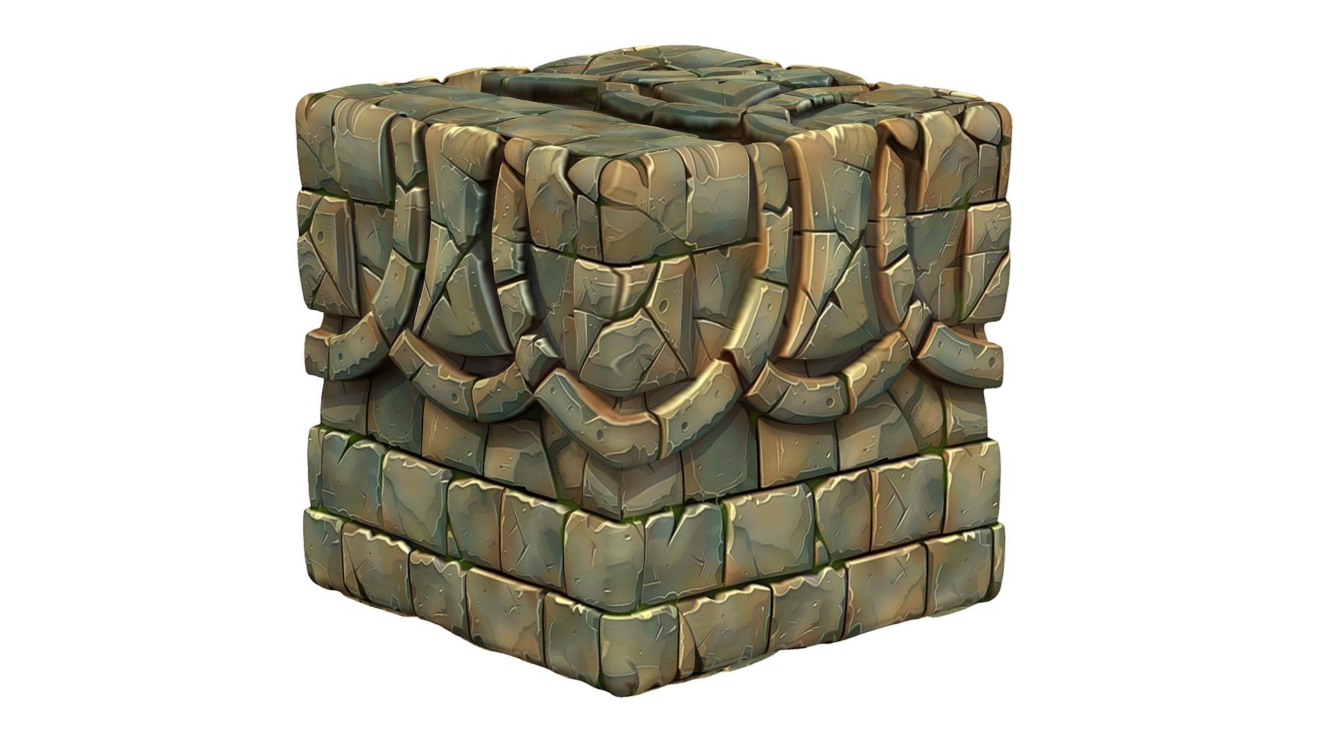Stylized Wall Seamless Texture - 3D model by zames1992 [9f008ef ...