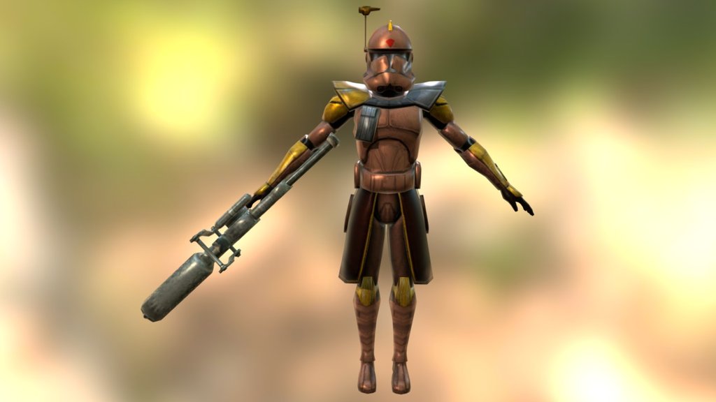 Clone Trooper V1 - 3D model by beholdmidia [9f01f52] - Sketchfab