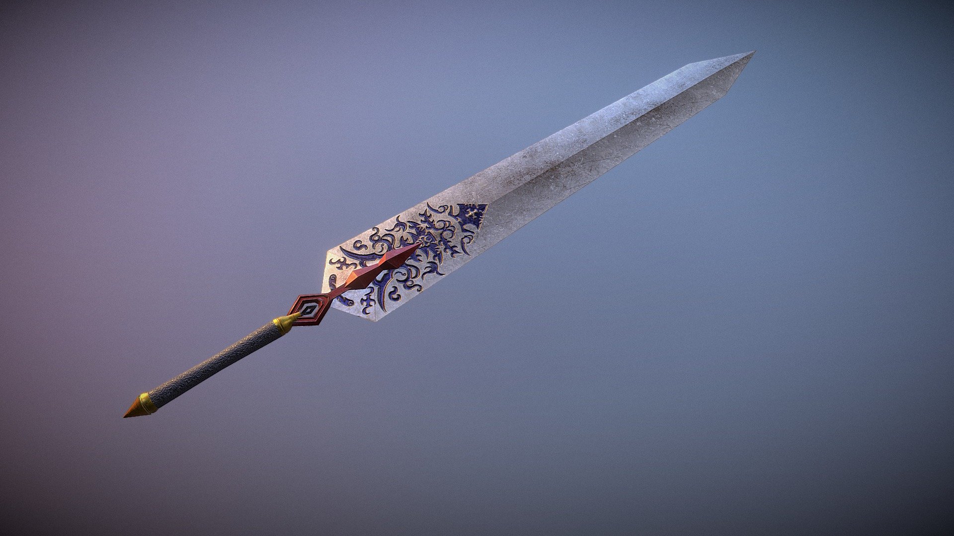 Weapon Sword N10 - 3D model by aruti [9f028d1] - Sketchfab