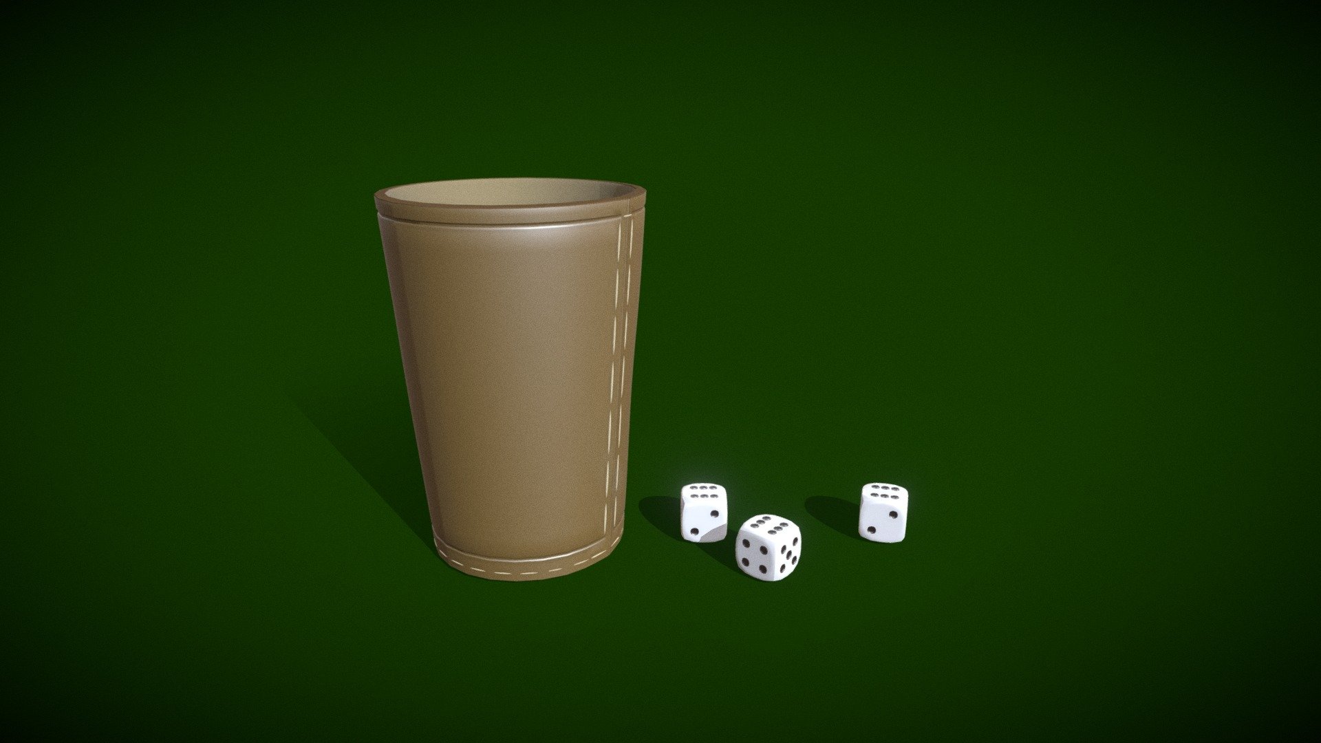 Dice Cup - Buy Royalty Free 3D model by magann [9f037b4] - Sketchfab Store