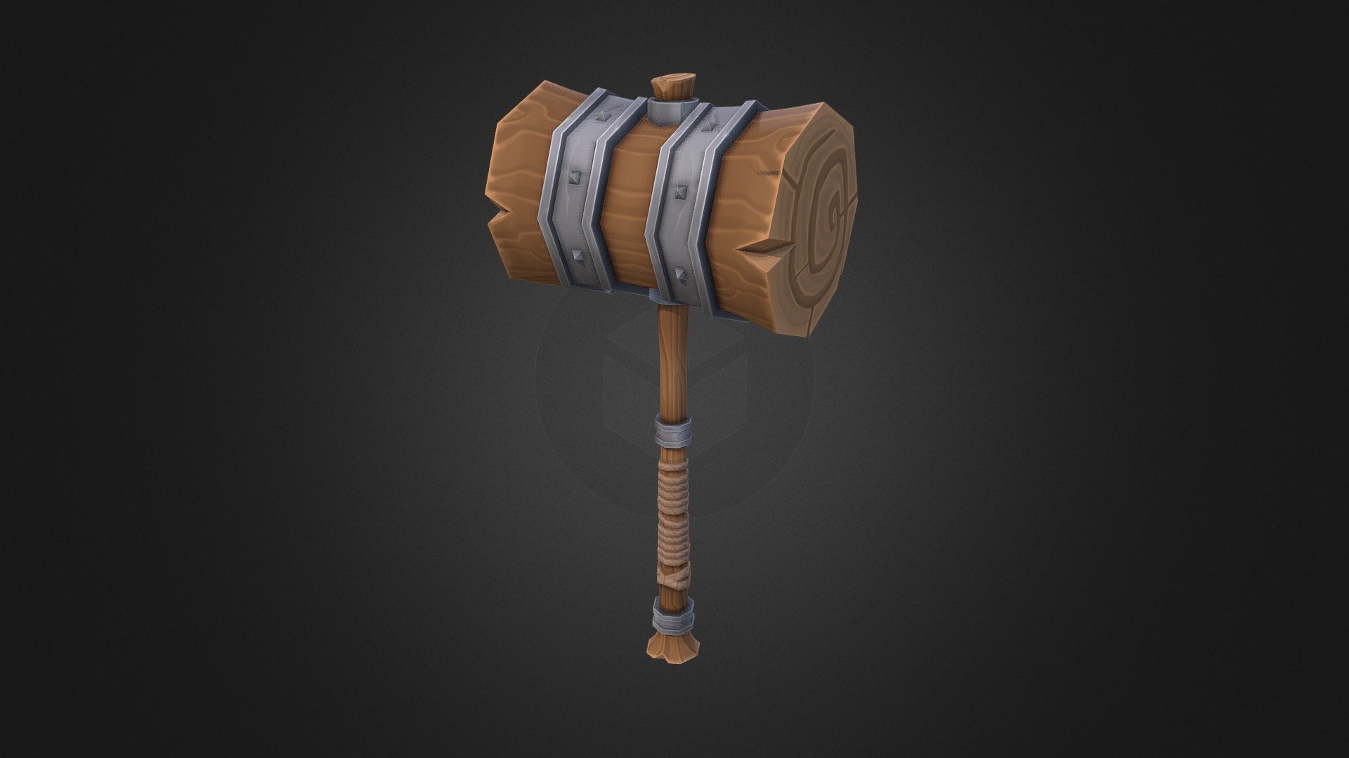 Wooden Hammer, Fit for an RPG! - 3D model by Graham (@graham3d ...