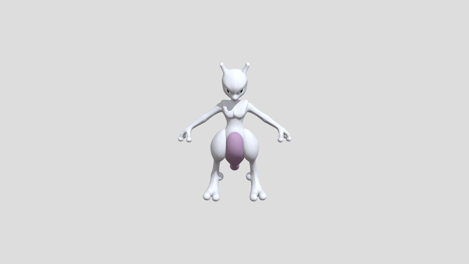 mewtwo Pokemon Scarlet and violet - Download Free 3D model by ...
