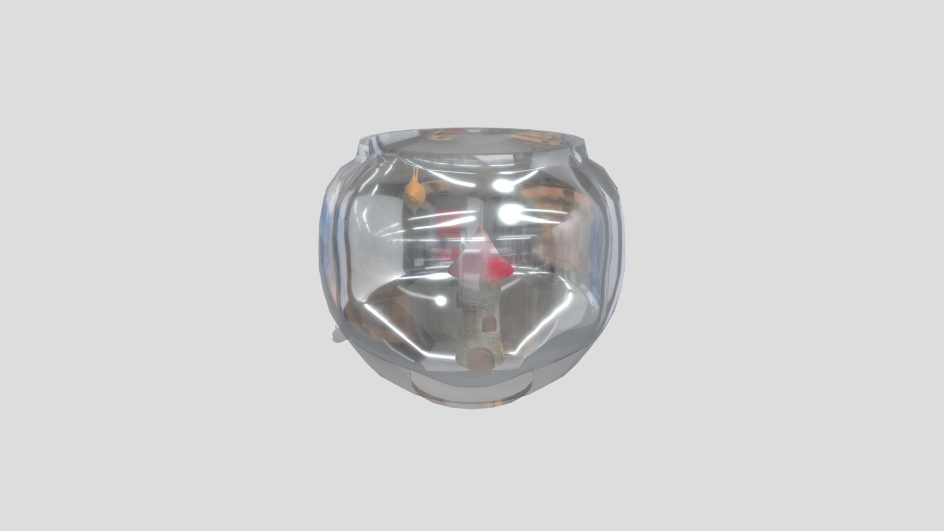 Fishbowl - 3D model by isabellagutierrez [9f06301] - Sketchfab