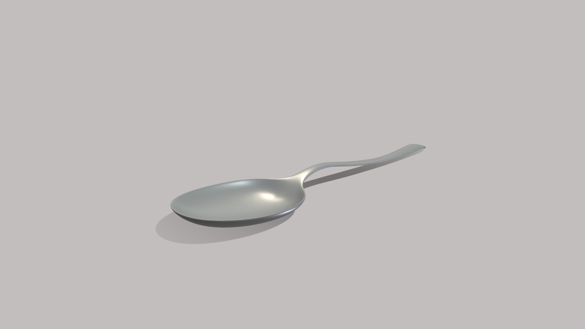 Stainless Spoon, Realistic Style. - Download Free 3D model by JaaLyy ...