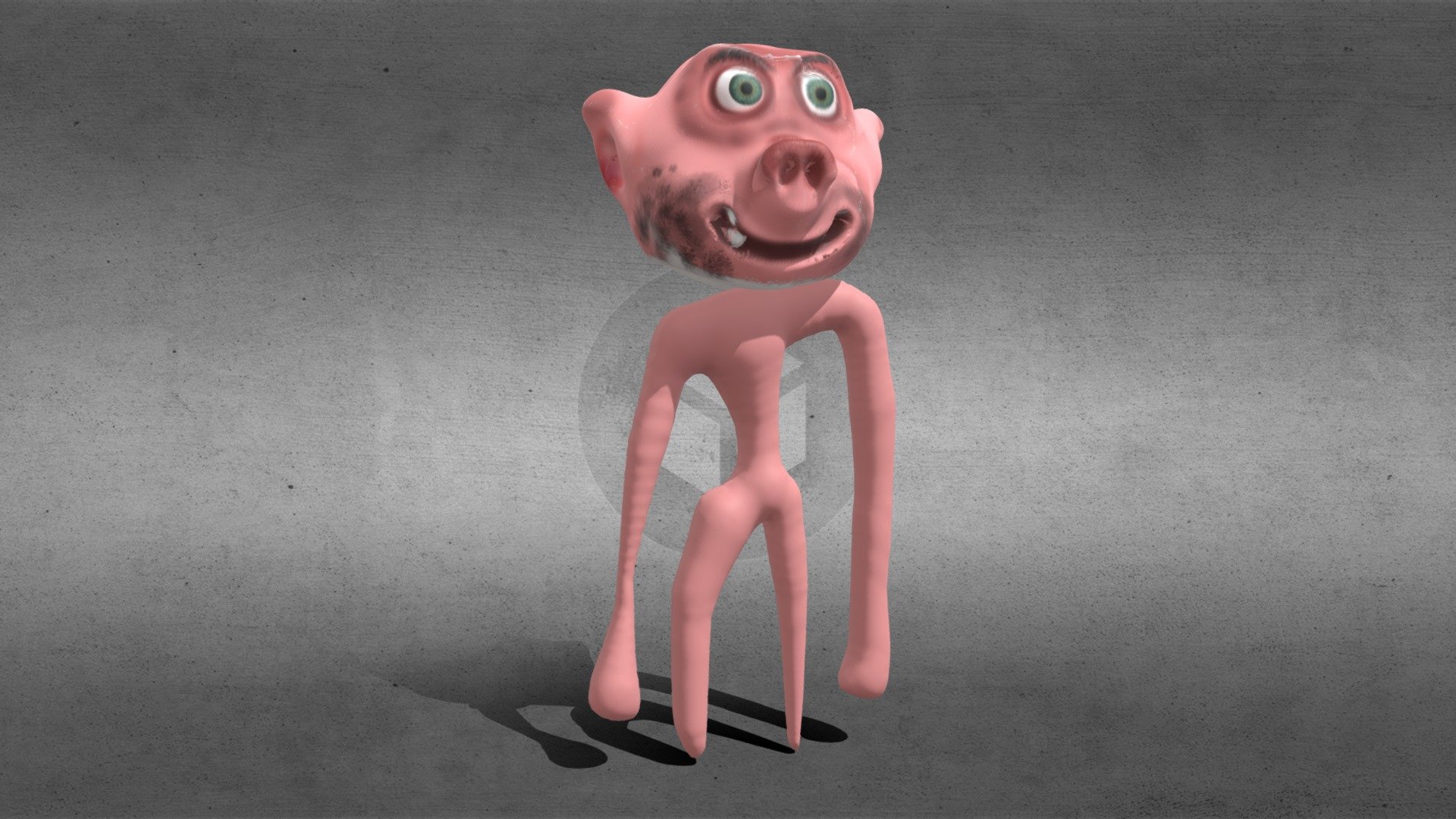 Ghost Pig - Download Free 3D model by Edward Johnson 3 (@sirenhead1929 ...
