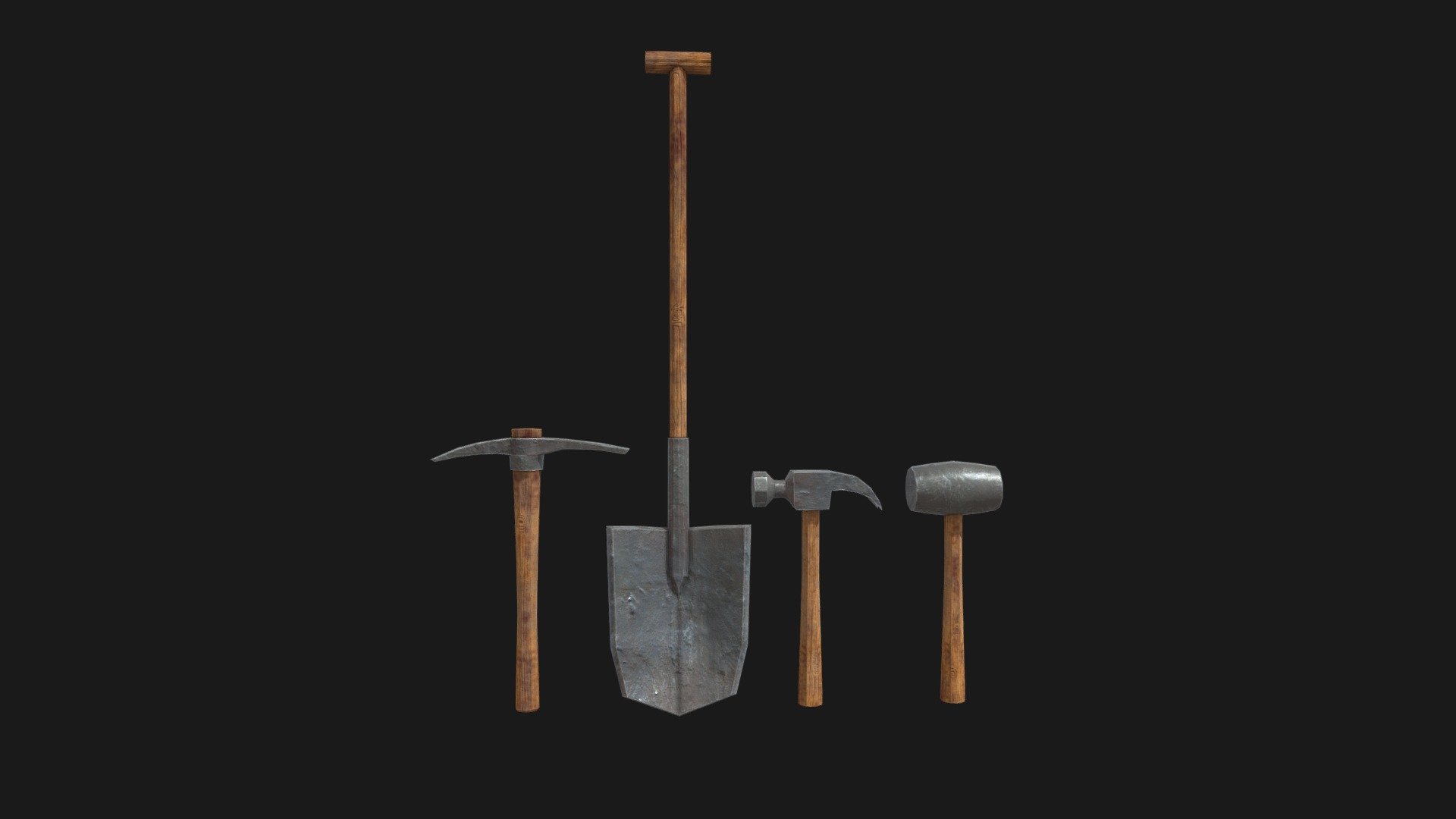 Tool Set 1 - Download Free 3D model by arnart204 [9f0b97b] - Sketchfab