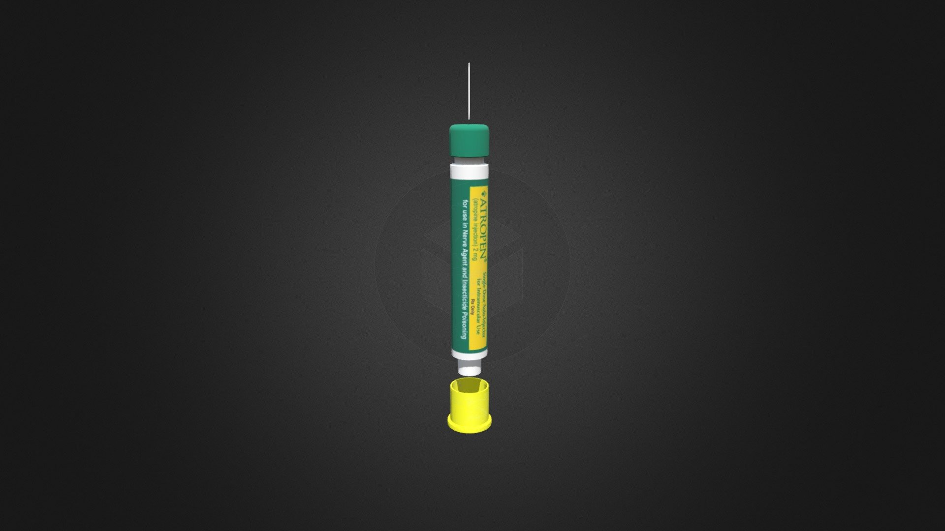 Atropen Autoinjector - 3D model by LukasJ1914 (@Lukas1980) [9f0c9cc ...