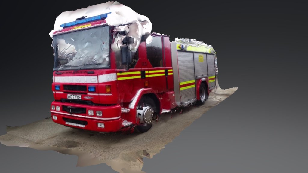 UK Fire truck - 3D model by jimie [9f0ed4f] - Sketchfab