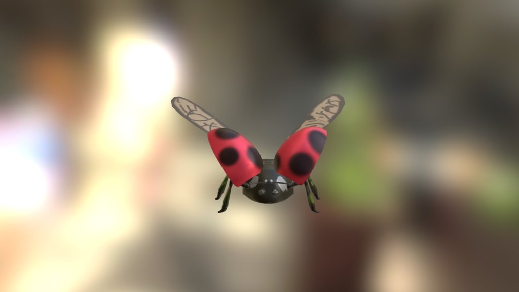 ladybird - 3D model by hsinpa [9f10250] - Sketchfab