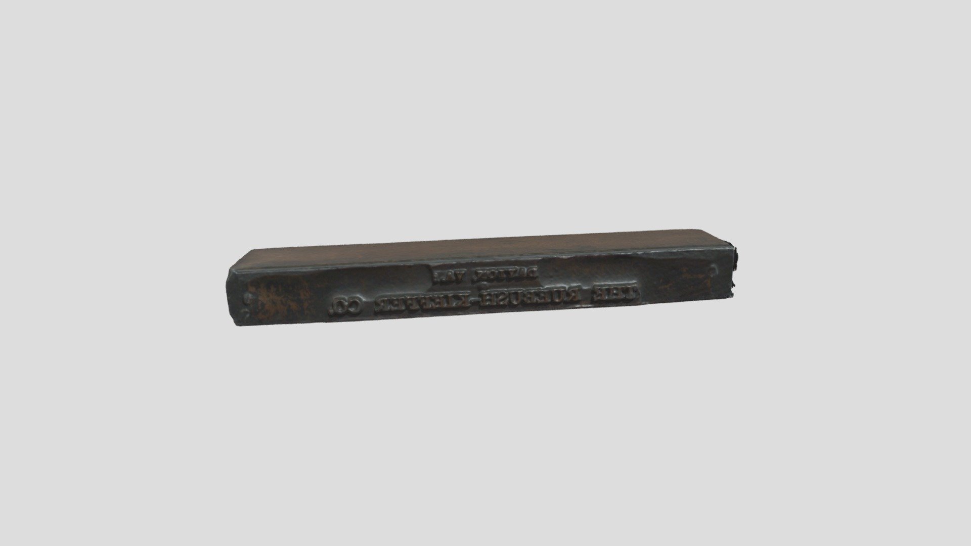 Printing Press Slug - 3D model by tylerbrinkerhoff2019 [9f116db ...