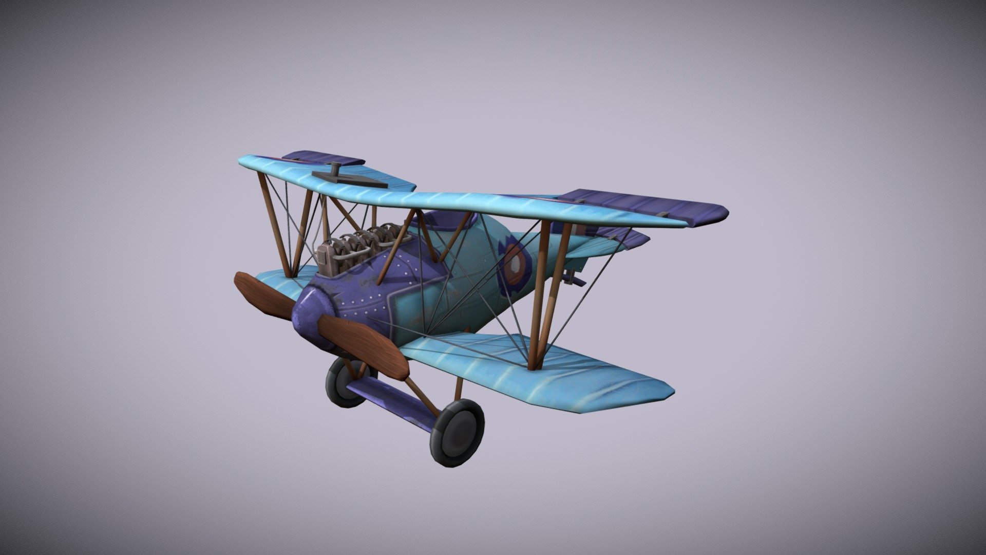 Flying circus - Airplane - 3D model by FamkeDewachter [9f125f4] - Sketchfab