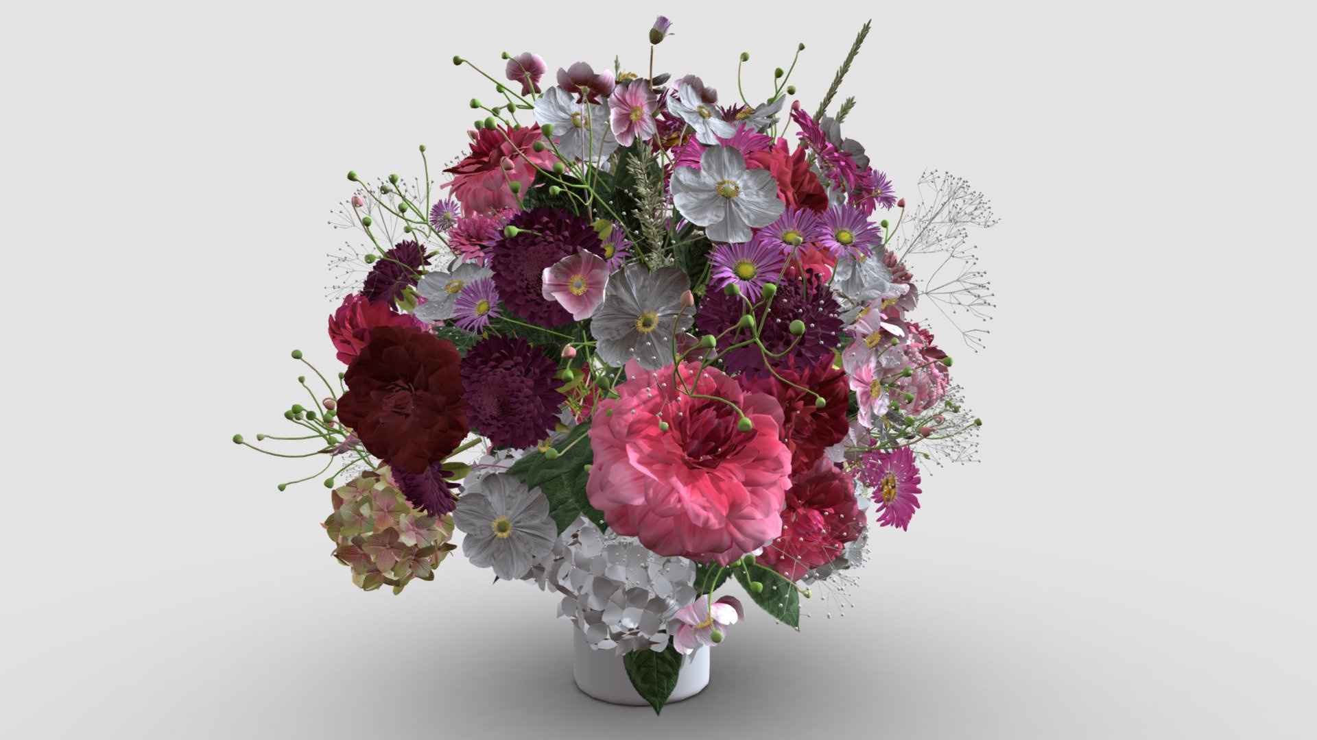 flowers - Buy Royalty Free 3D model by Evermotion [9f1306b] - Sketchfab ...