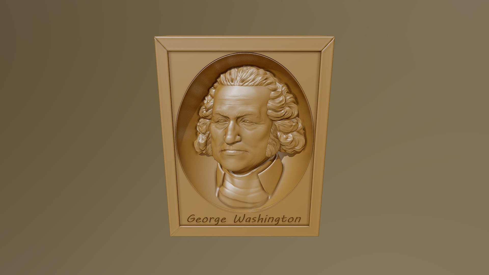 George Washington - 3D model by kostikim [9f14593] - Sketchfab