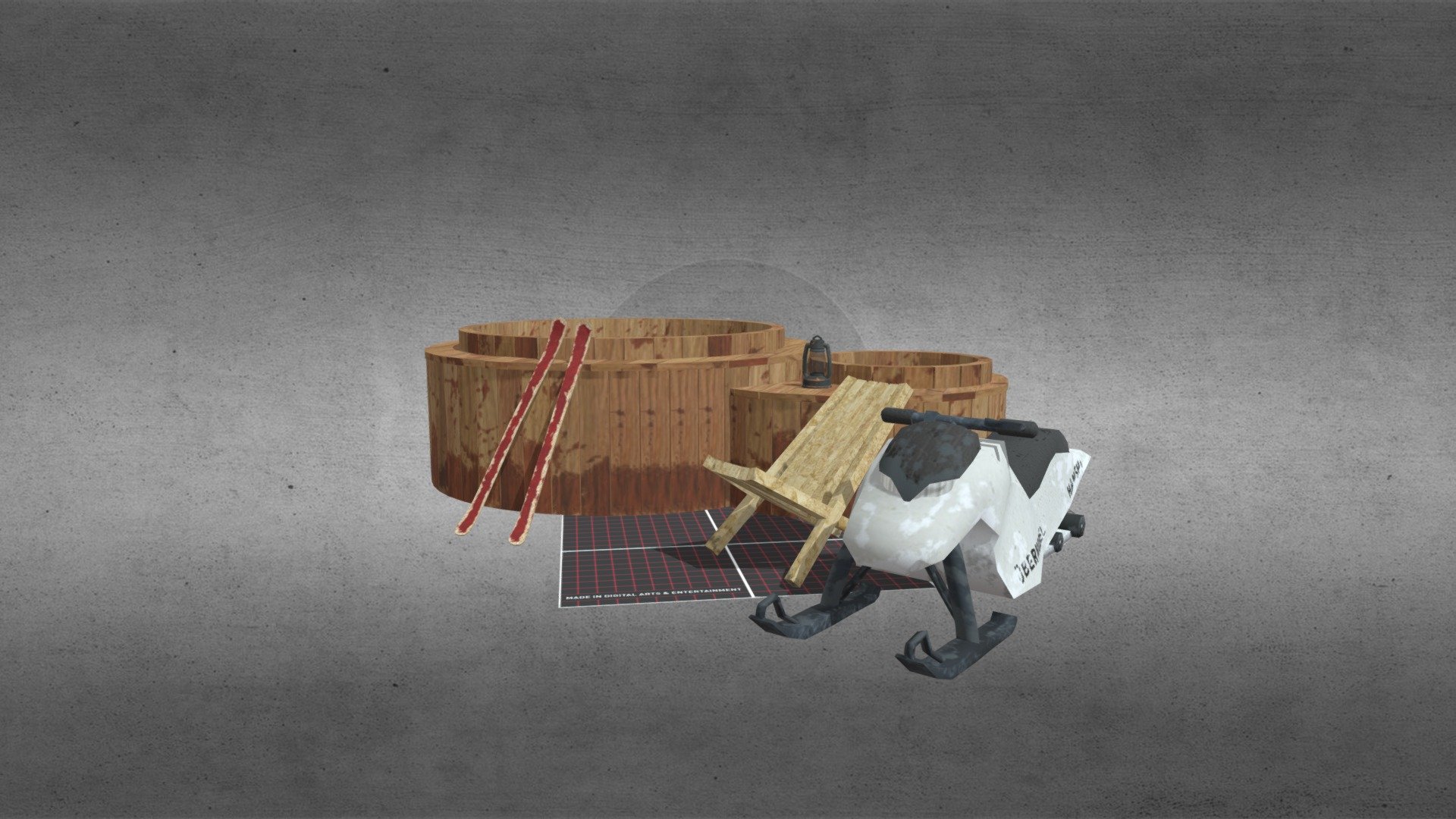 DAE 5 Finished props - Forest Loner - 3D model by Louie Van Nuffel ...