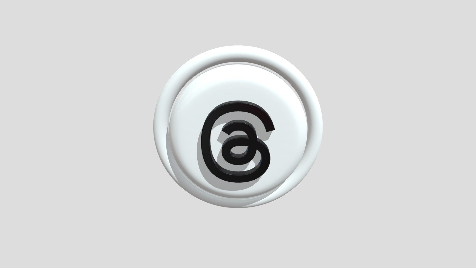 3D Thread Logo White - Download Free 3D model by pengedarseni [9f187f0 ...