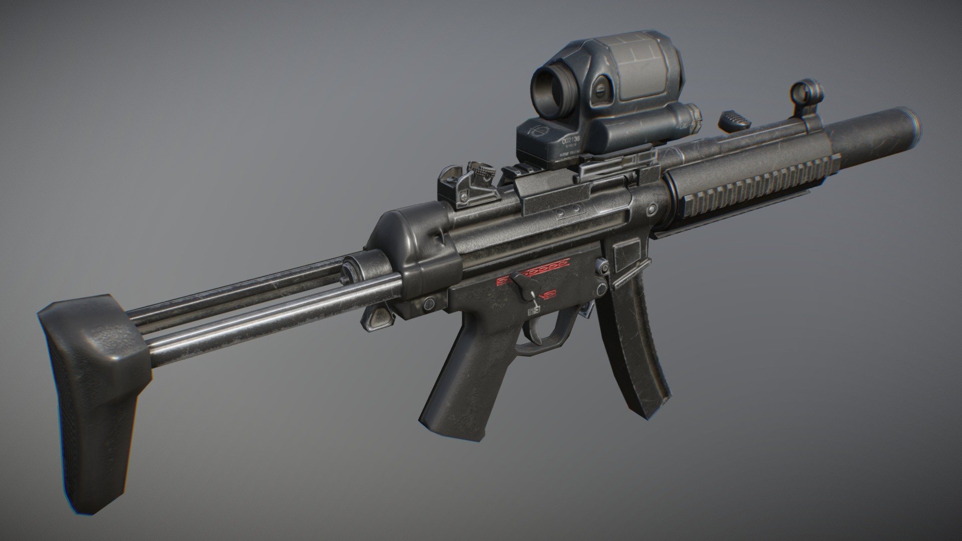 MP5SD - 3D model by drjstudios [9f18969] - Sketchfab