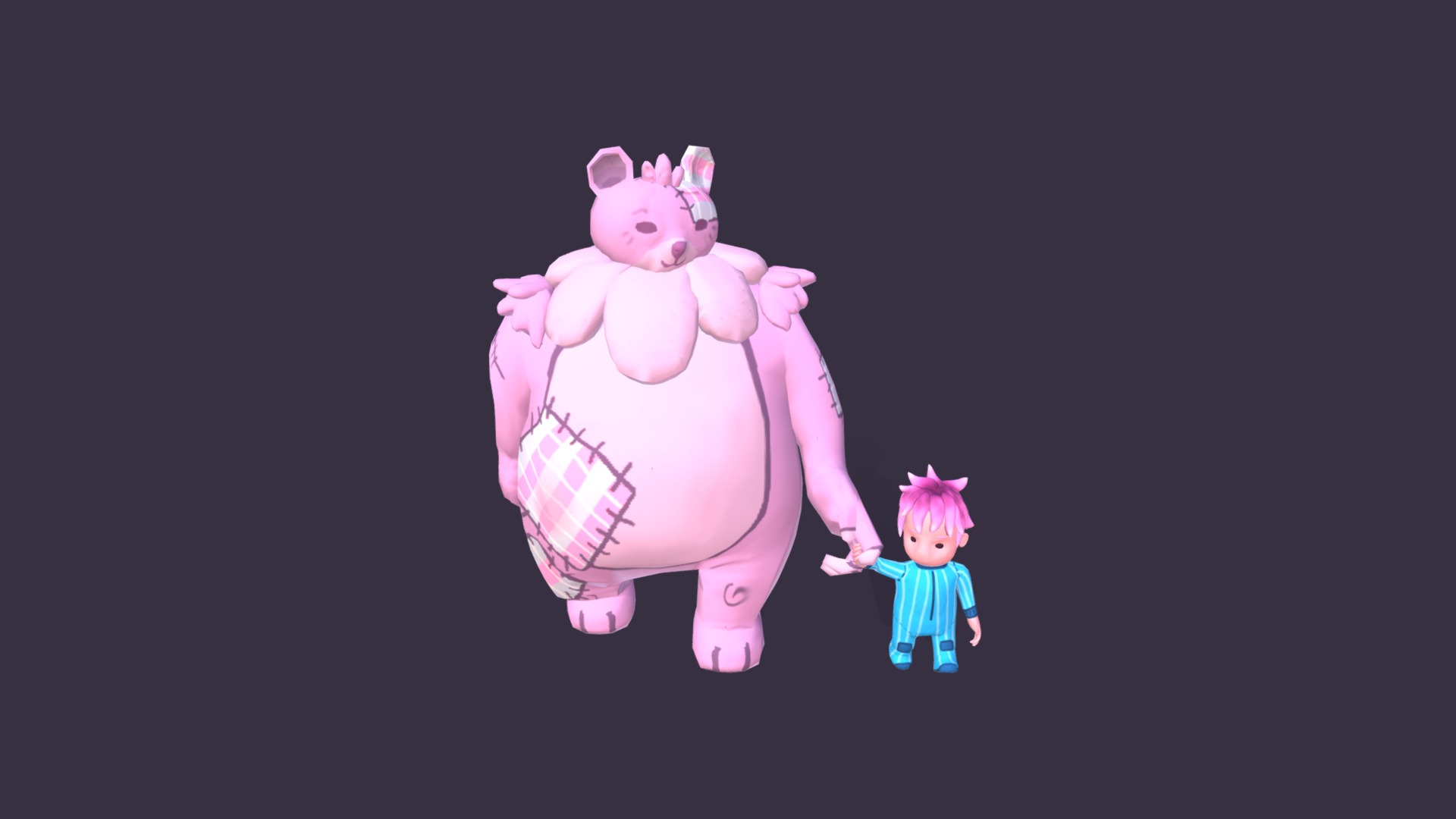 NightBear - Character - 3D model by Jordan Carranza (@jordanmorel.ca ...