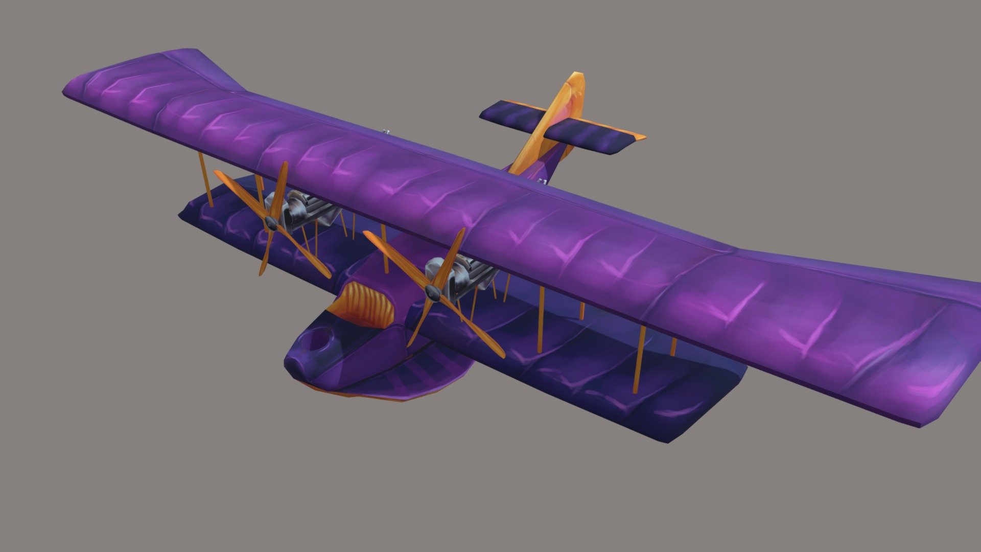 Felixstowe F2A Stylized Plane - 3D model by roxana_moshashai [9f1cb56 ...