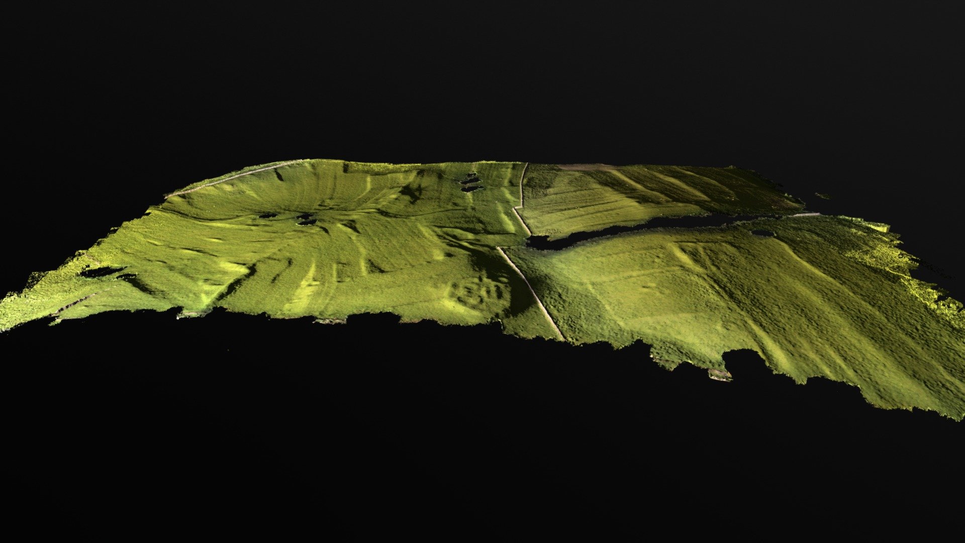 Ancient earthworks in Yorkshire Dales - Download Free 3D model by ...