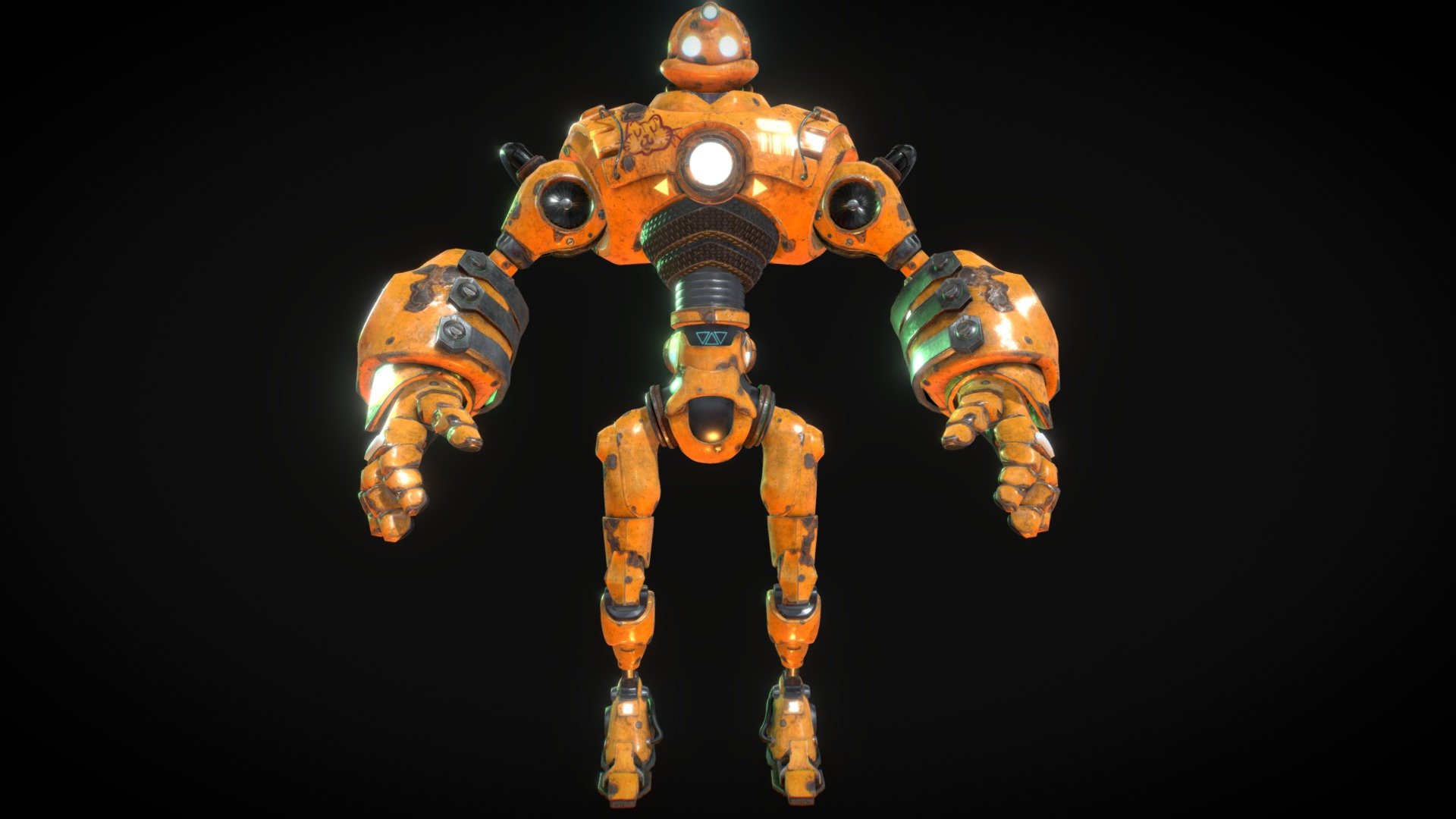 "Scutum" Robot Hero - 3D model by Kraydess (@leonorolivera98) [9f1f8f2 ...