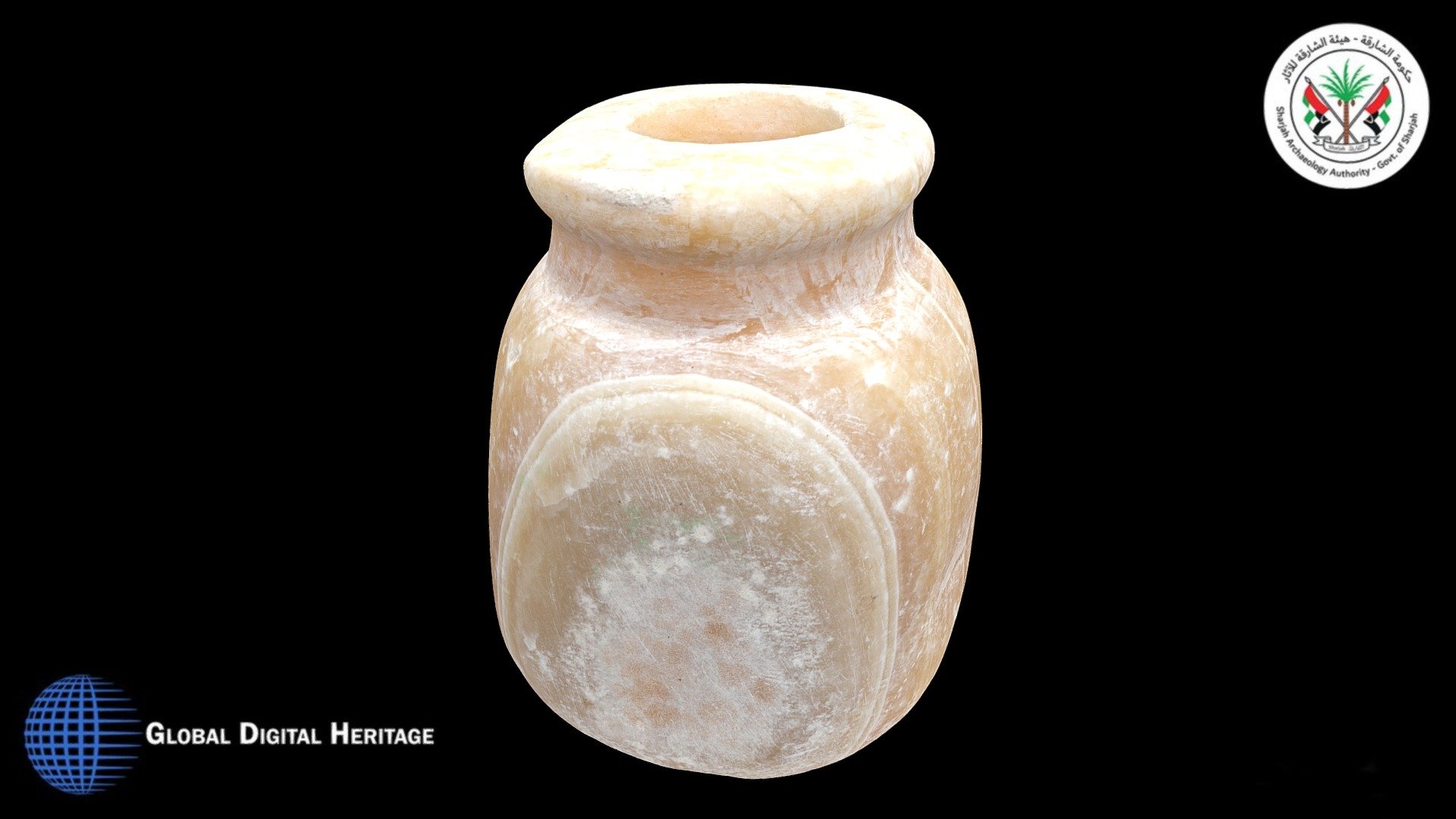 Calcite Vase No. 16, Mleiha, Sharjah, UAE. - Download Free 3D model by ...