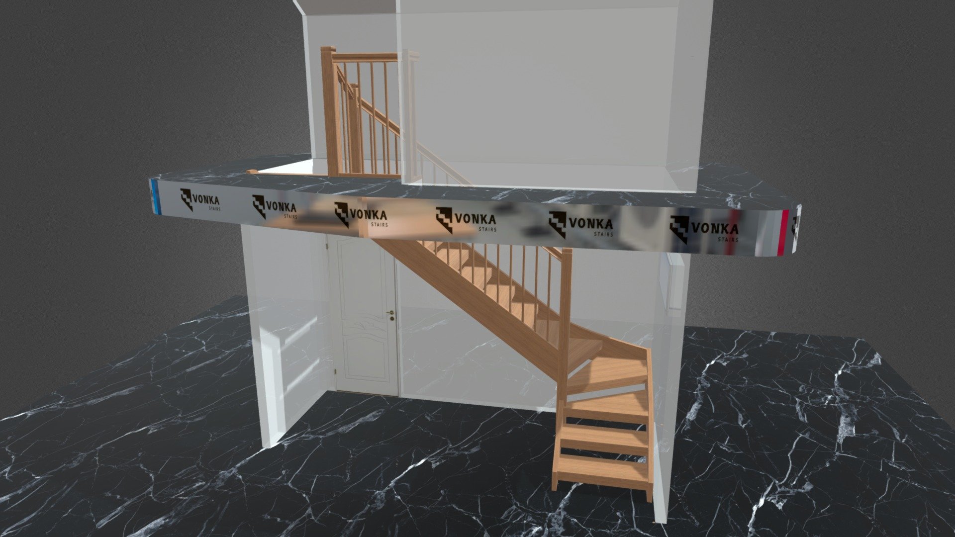 Poonam V1 - 3D model by Vonka Stairs Ltd (@vonka) [9f21d1f] - Sketchfab
