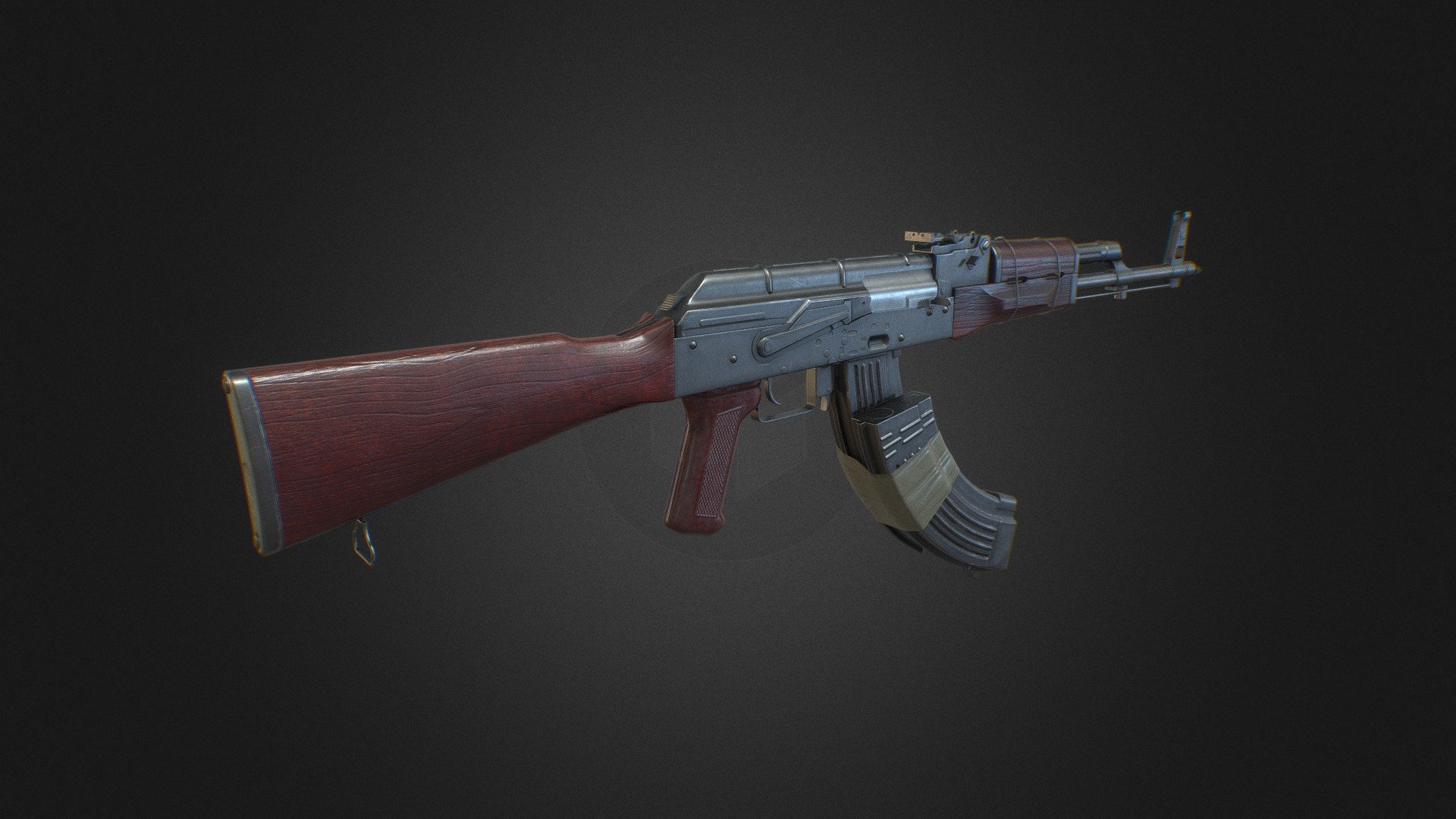 AKM 47 - Download Free 3D model by emran.bayati [9f22c08] - Sketchfab