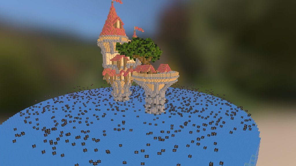 Medieval Towers in Minecraft - 3D model by teamvaeron [9f22e87] - Sketchfab