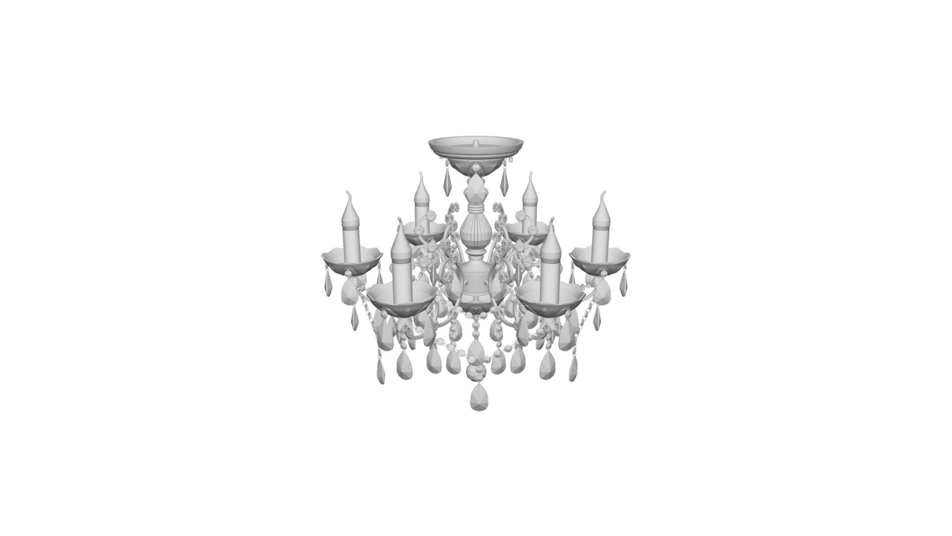 Подвесная люстра Maytoni Sevilla DIA004-06-W... - 3D model by dg-home ...