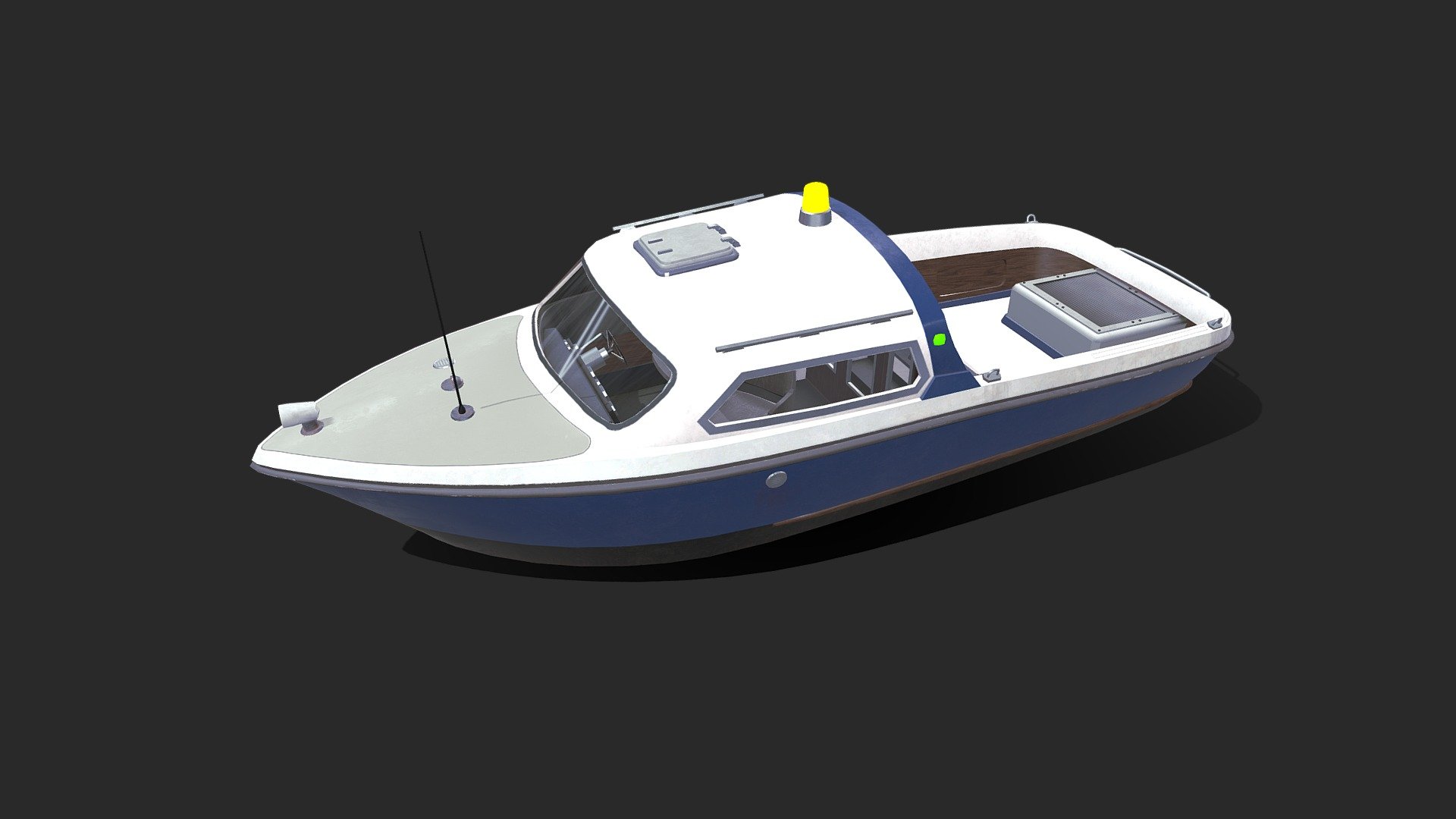 Speedboat Low-poly PBR - Buy Royalty Free 3D model by MaX3Dd [9f24551 ...