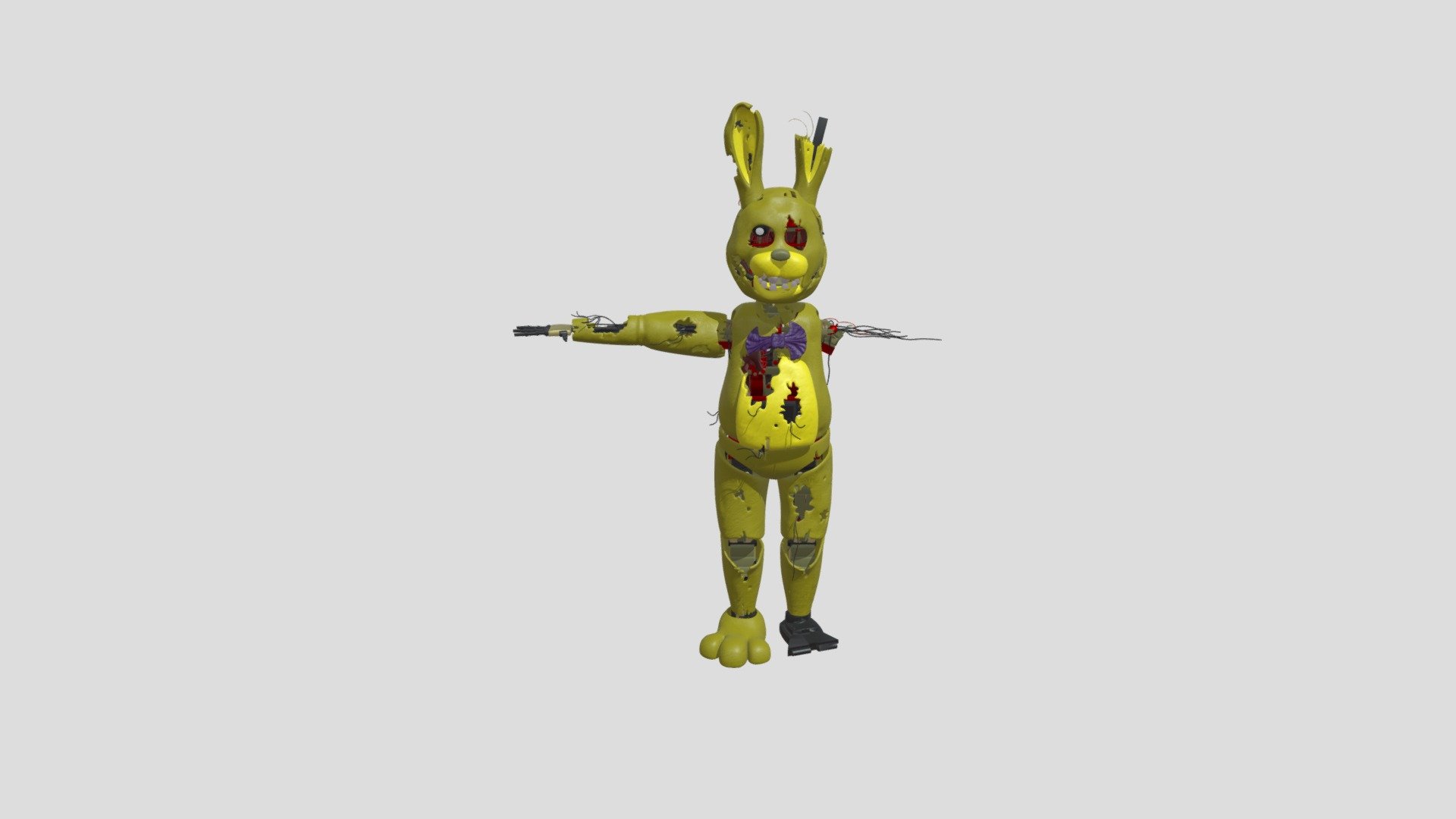 stylized withered spring-trap - Download Free 3D model by FnAf_GoD21 ...