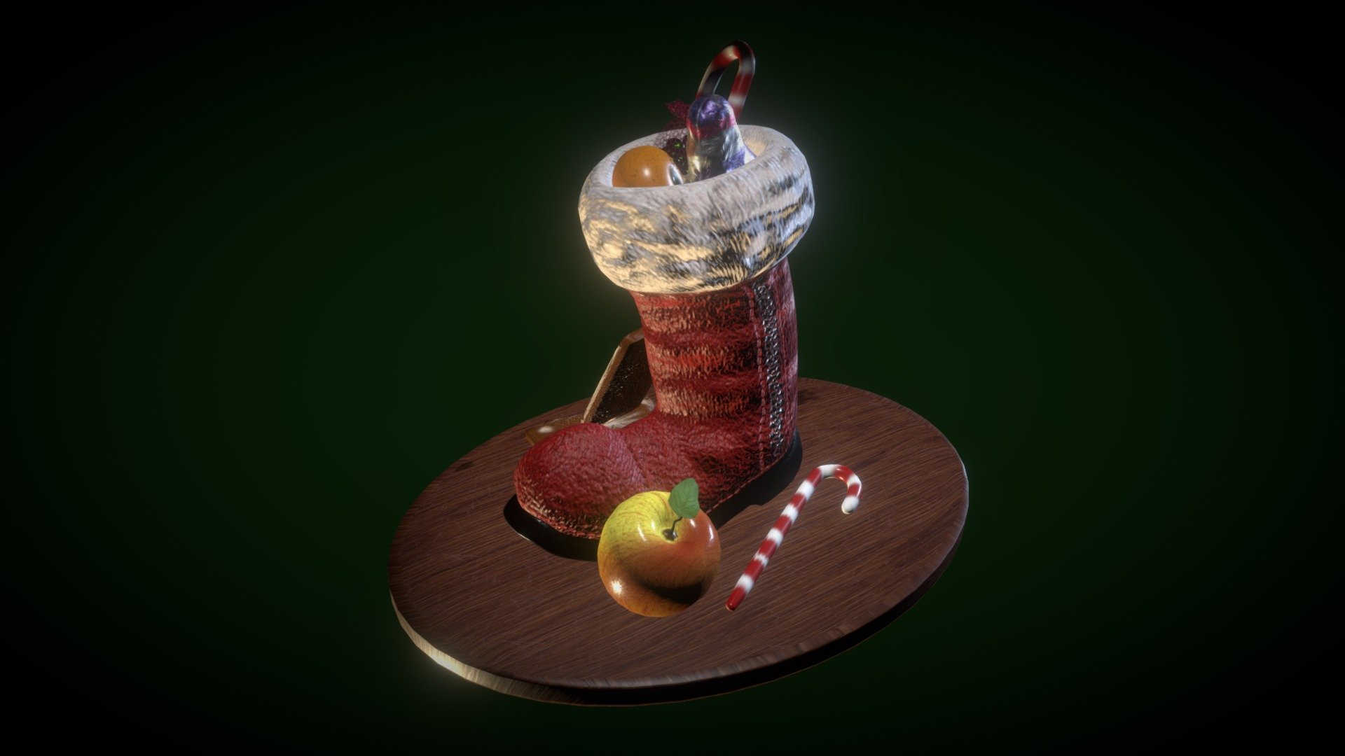 Saint Nicholas Boot - Download Free 3D model by Julia Lemke ...